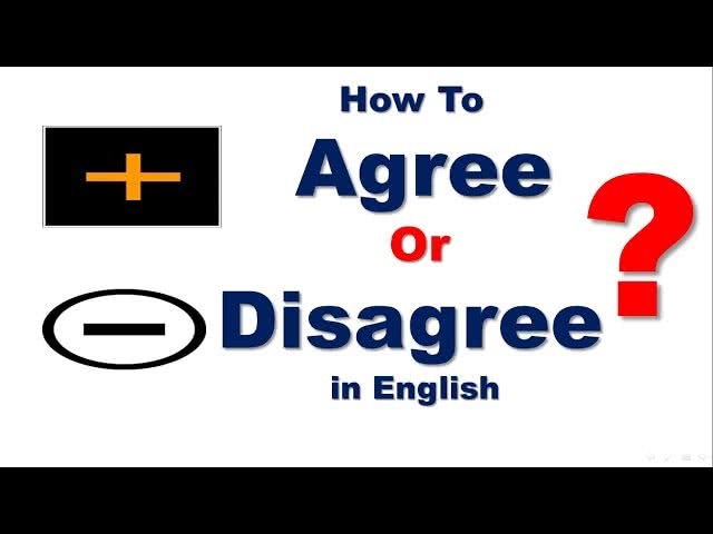 How to agree or disagree in English (Also, so, too, either, neither ...
